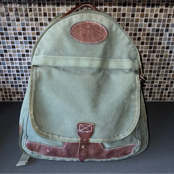 Orvis | Bags | Vintage Orvis Battenkill Canvas Leather 6 Backpack ...
